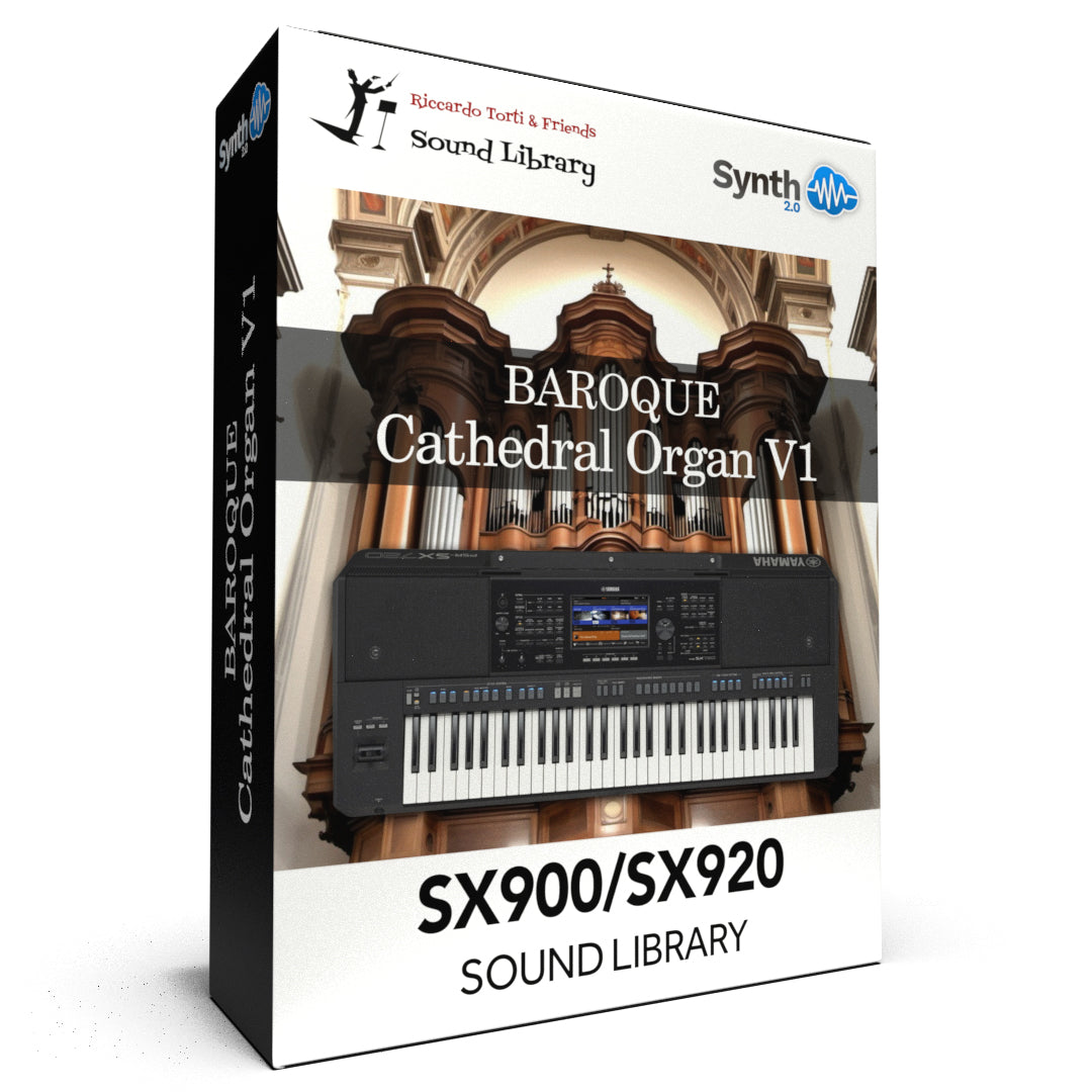 Yamaha PSR SX900 920: Baroque Cathedral Organ V1 11 presets patches – Synthcloud