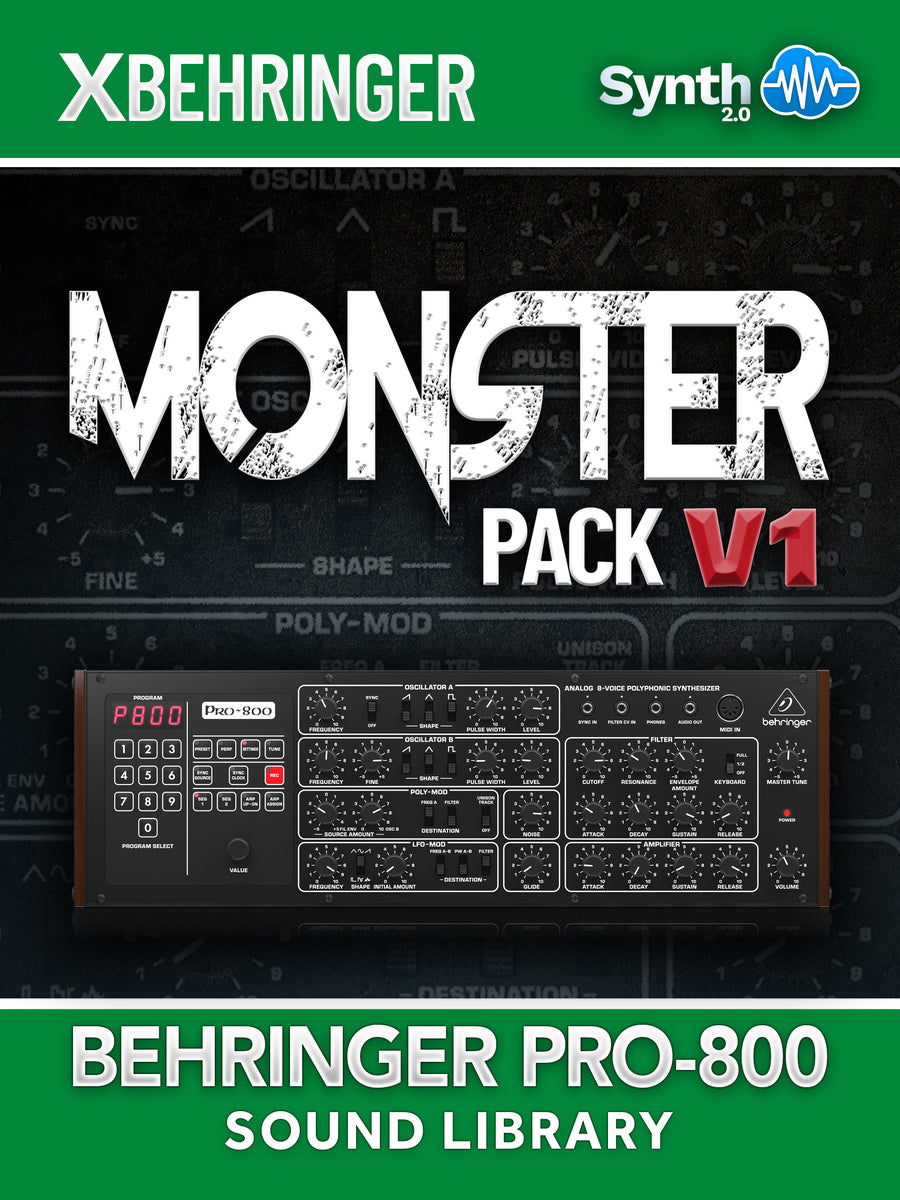 Monster Pack V1 Behringer Pro 800 - SynthCloud