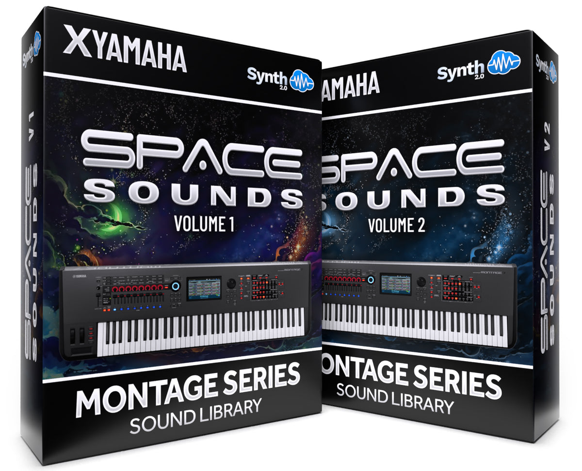 ADL010 - ( Bundle ) - Space Sounds Vol.1 + Vol.2 - Yamaha MONTAGE / M| Synthcloud