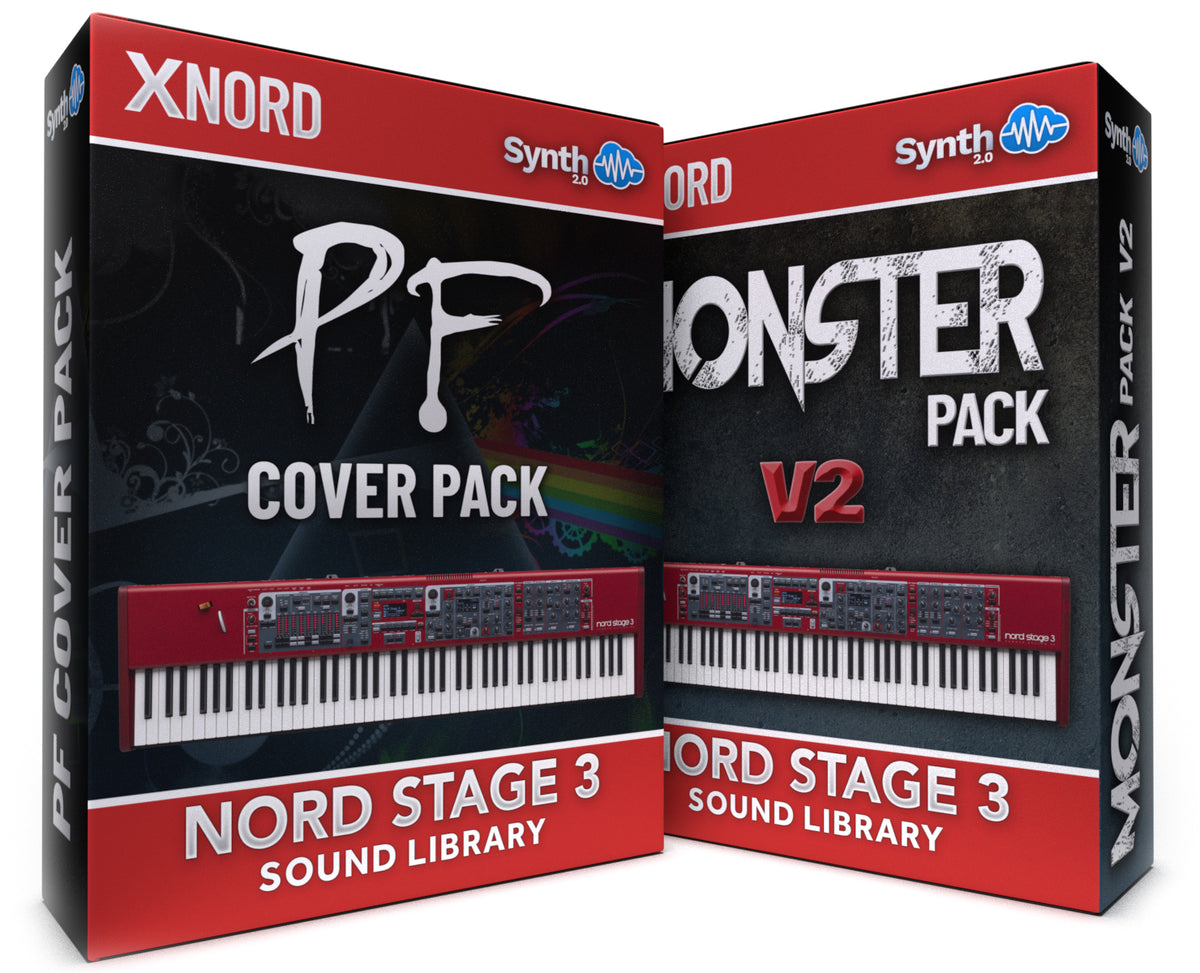 SCL186 - ( Bundle ) - PF Cover Pack + Monster Pack V2 - Nord Stage 3 - SynthCloud