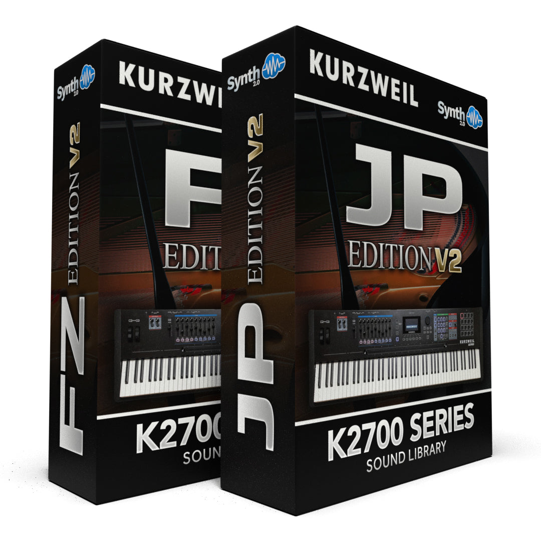 DRS056 - ( Bundle ) - FZ Edition V2 + JP Edition V2 - Kurzweil K2700 - SynthCloud