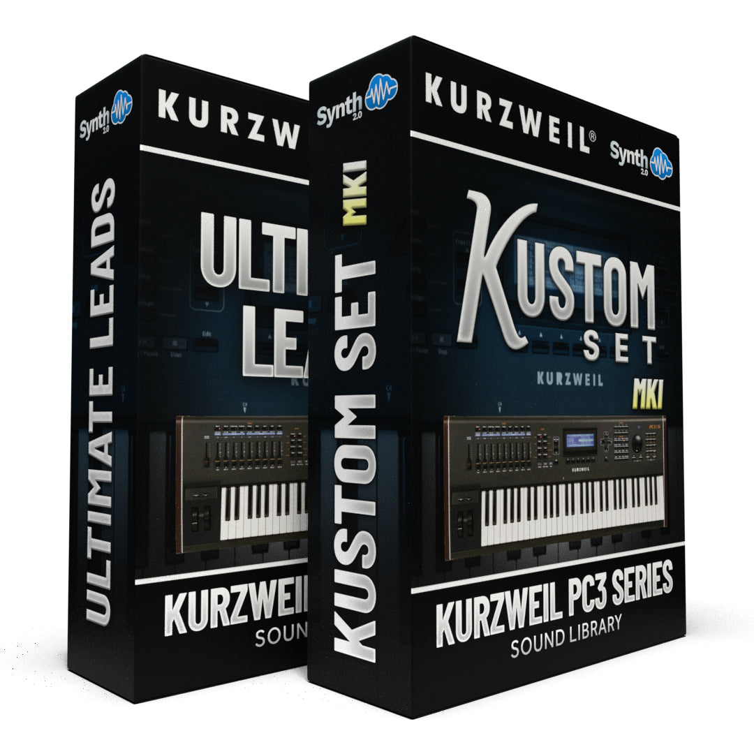 SCL431 - ( Bundle ) - Ultimate Leads + Kustom Set - Kurzweil PC3 Serie| Synthcloud