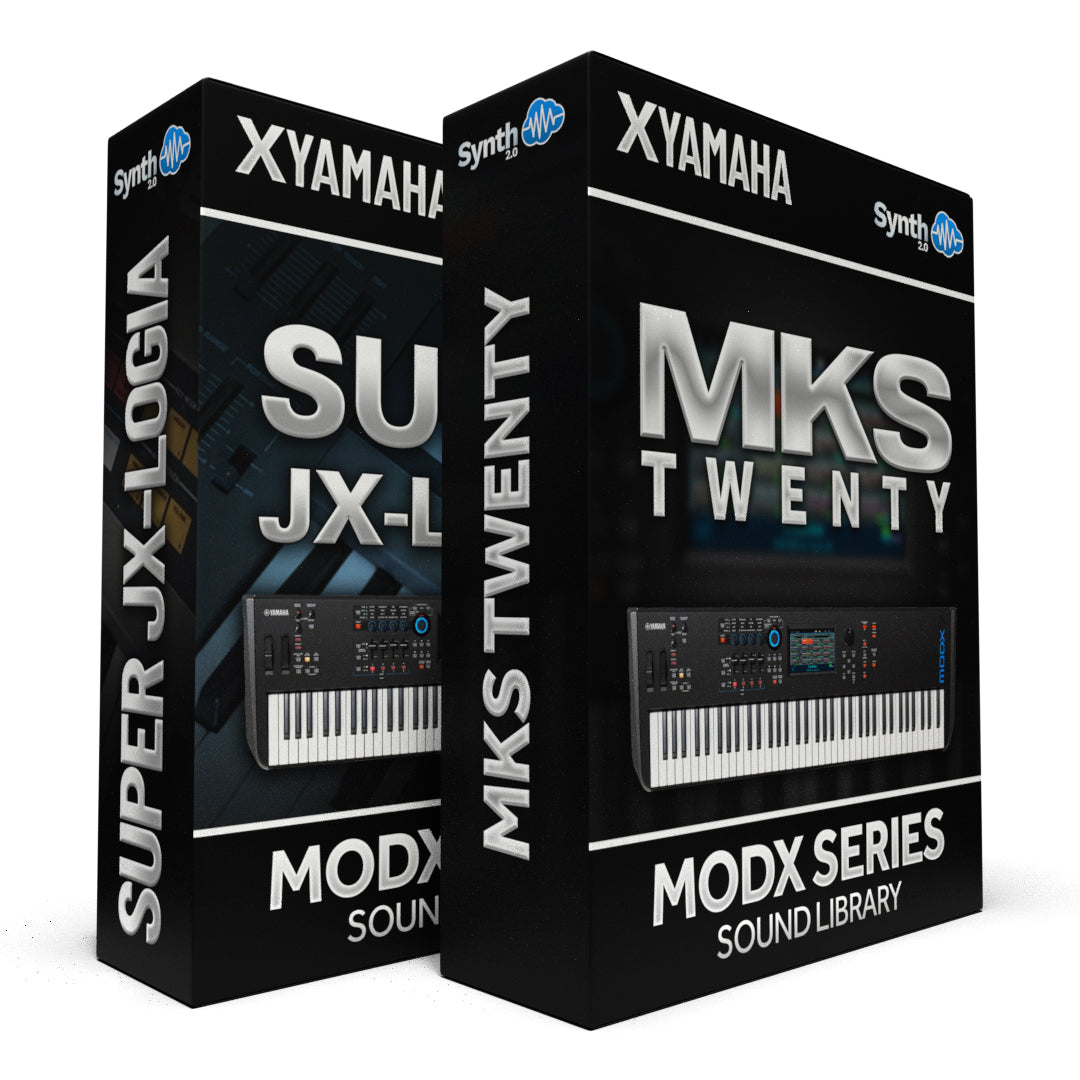 GPR027 - ( Bundle ) - MKS Twenty + Super JX-Logia - Yamaha MODX / MODX - SynthCloud