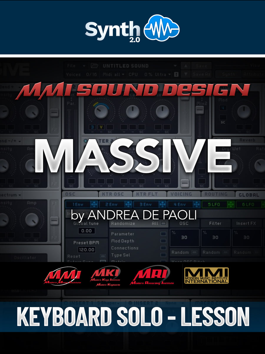 MMI013 Massive Synth by Native Instruments Lessons| Synthcloud