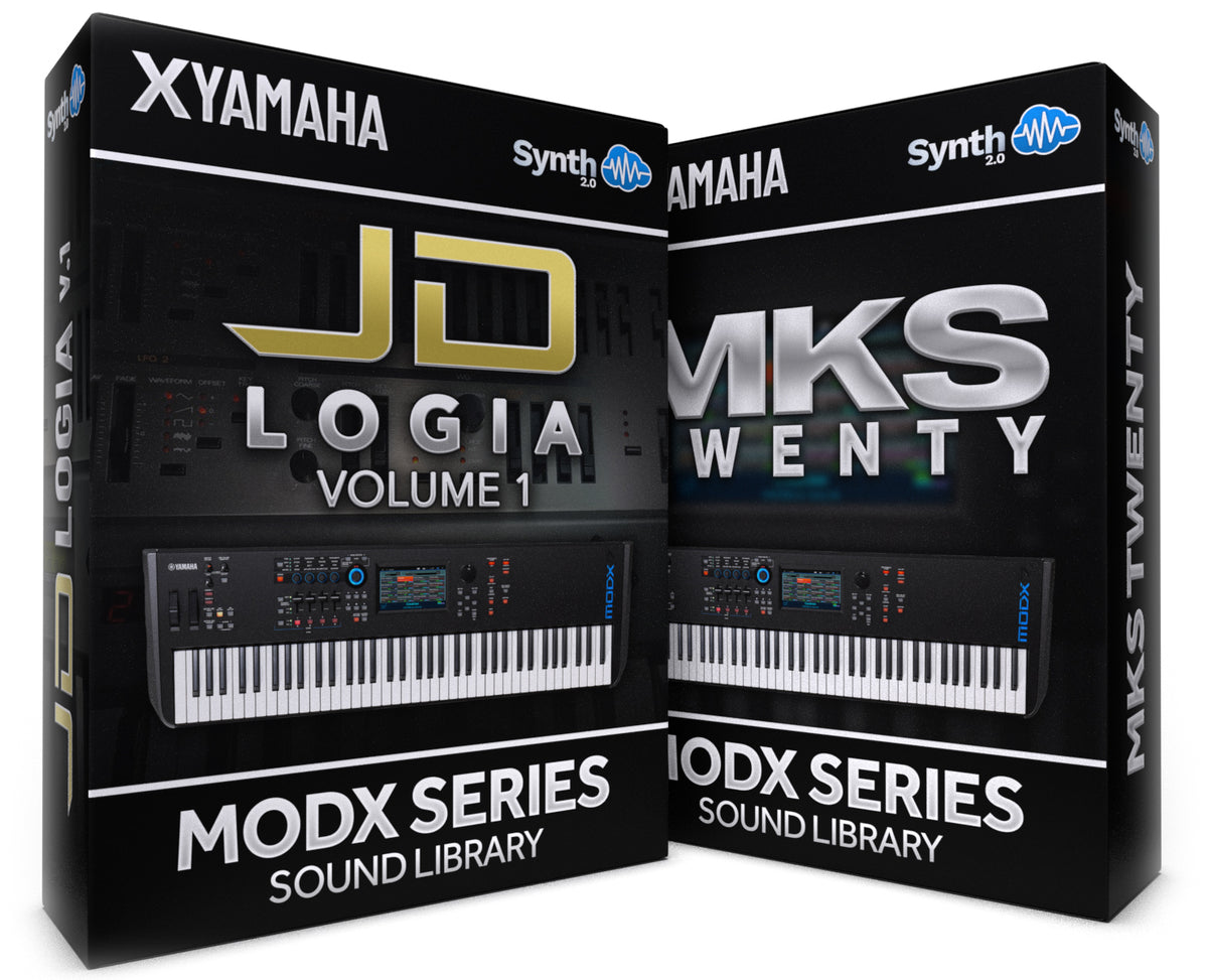 GPR028 - ( Bundle ) - MKS Twenty + JD-Logia - Yamaha MODX / MODX+ - SynthCloud