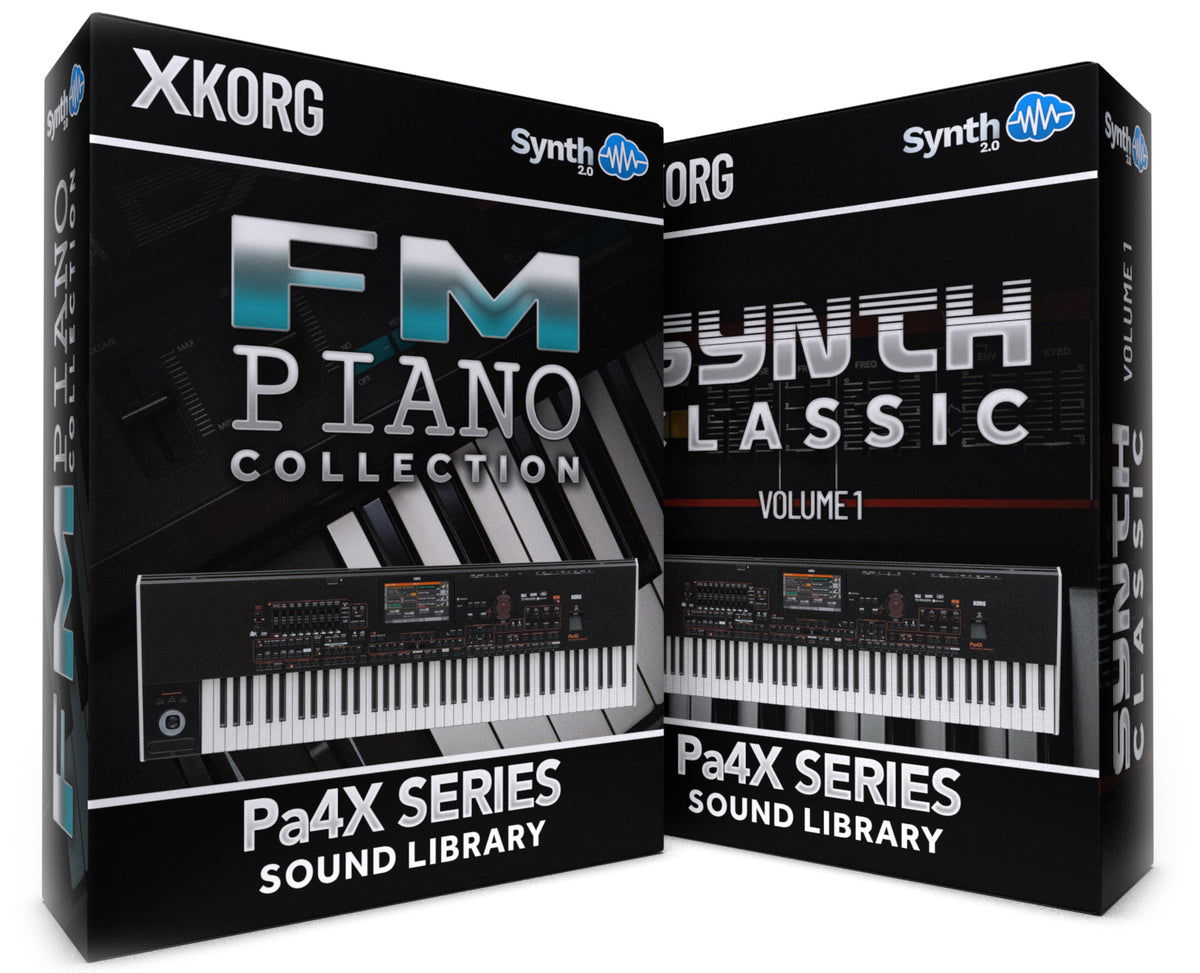 SCL106 - ( Bundle ) - FM Piano Collection + Synth Classic Vol.1 - Korg| Synthcloud