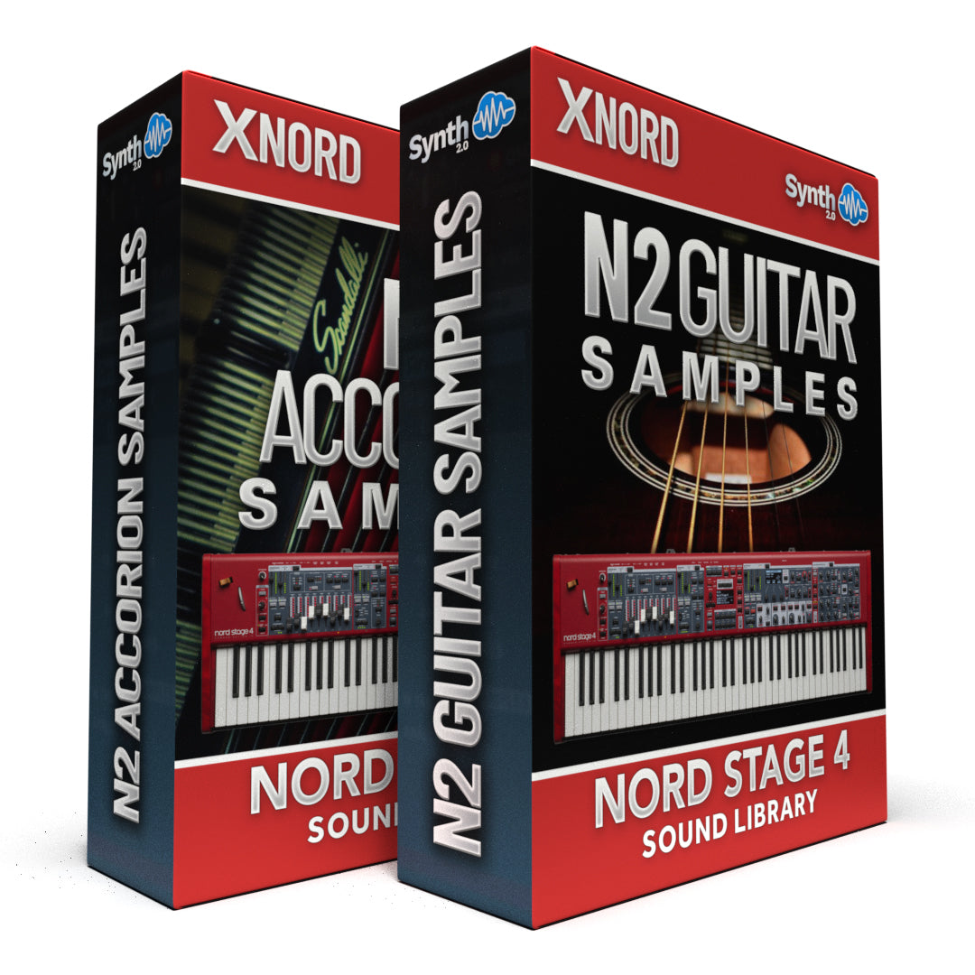 SCL134 - ( Bundle ) - N2 Accordion Samples + N2 Guitar Samples - Nord - SynthCloud