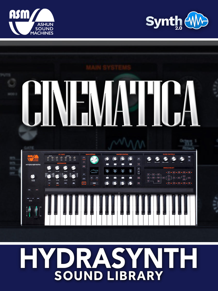 Cinematica ASM Hydrasynth Series 64 presets - SynthCloud