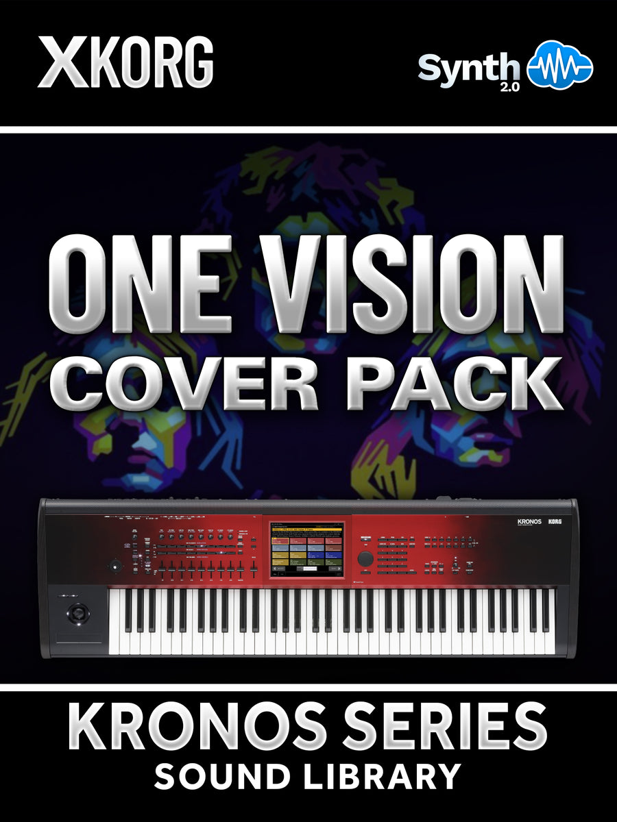 One Vision Cover Pack Korg Kronos Series 15 presets - SynthCloud