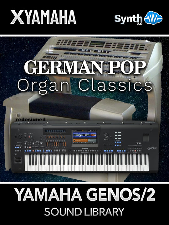 Yamaha GENOS 2: German Pop Classic Organ 100 registrations sounds ...