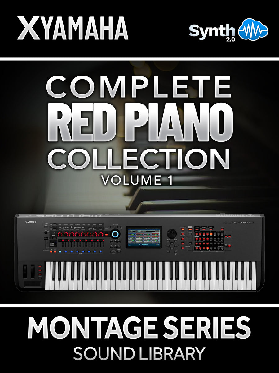 Complete Red Piano Collection V1 Yamaha MONTAGE M - SynthCloud