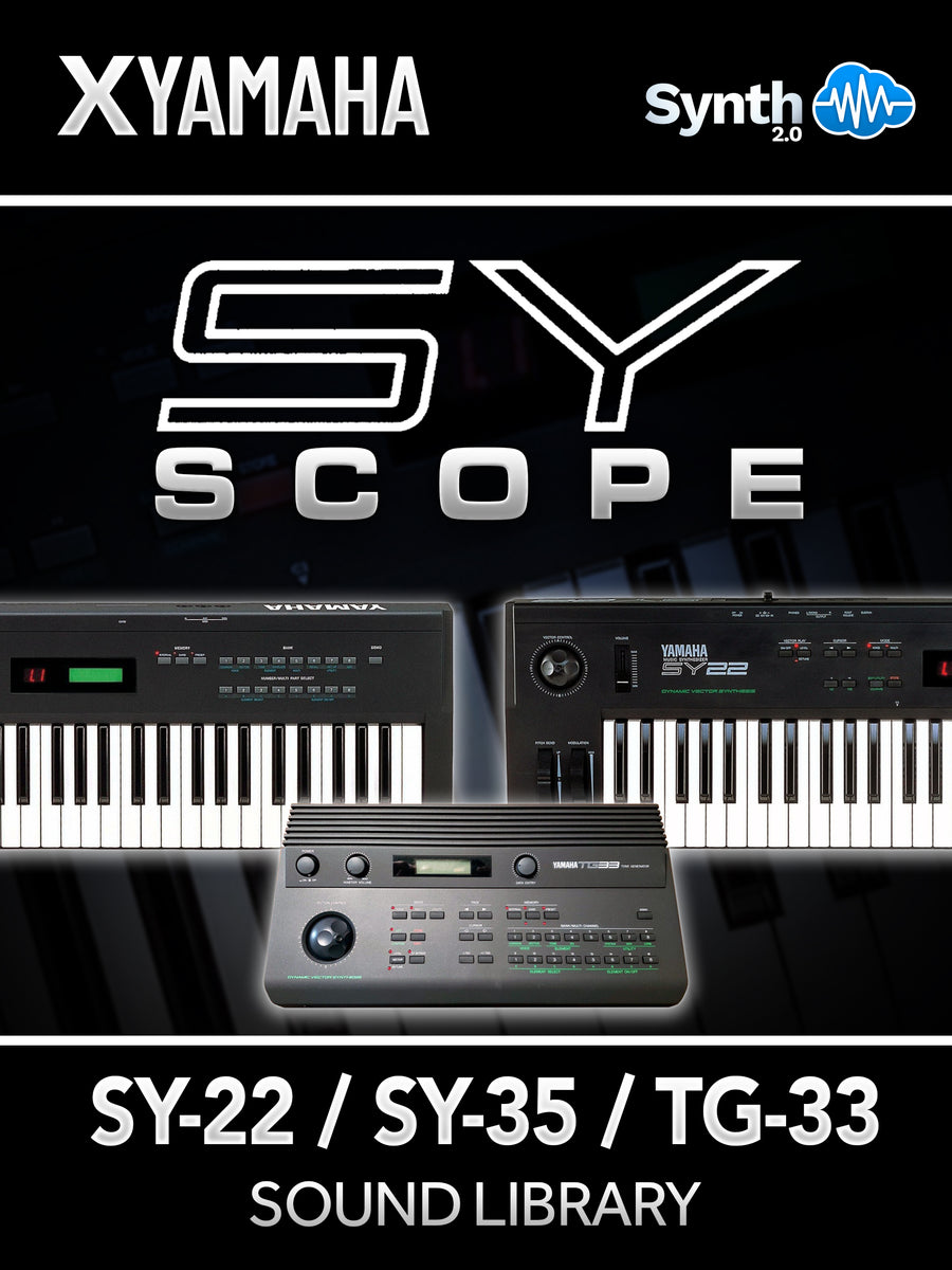 TPL058 SY Scope Yamaha SY22 SY35 TG33 64 presets| Synthcloud