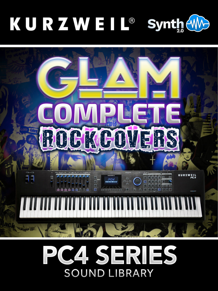 DRS019 - Glam - Complete Rock Covers - Kurzweil PC4 Series| Synthcloud