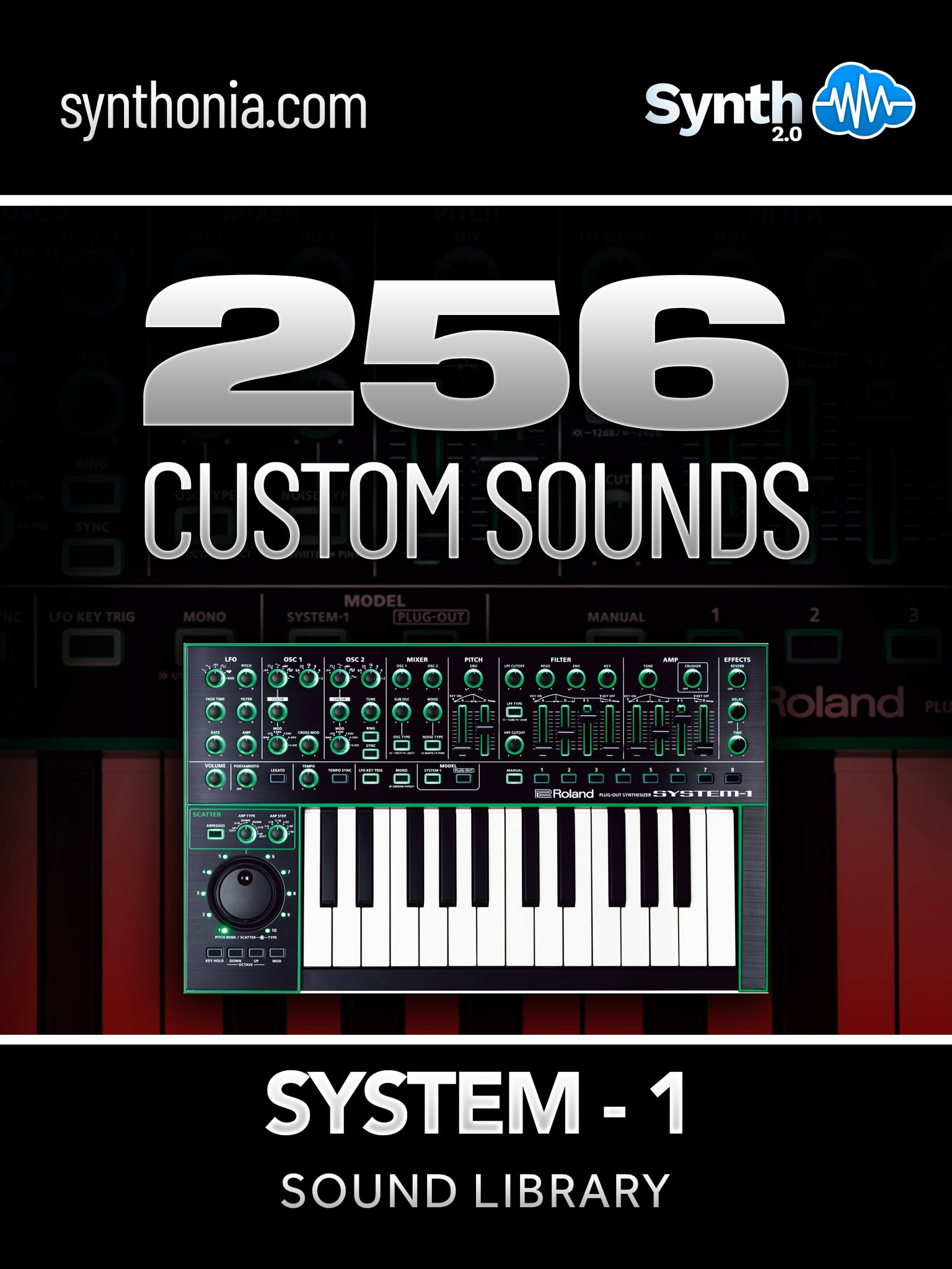 256 Custom Sounds System-1 / 1m - SynthCloud