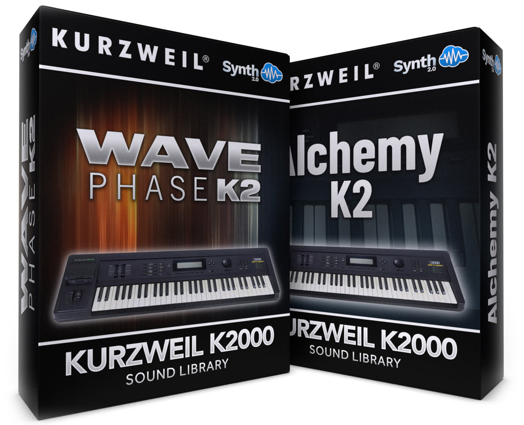 TPL040 - ( Bundle ) - Wave Phase K2 + Alchemy K2 - Kurzweil K2000 ...