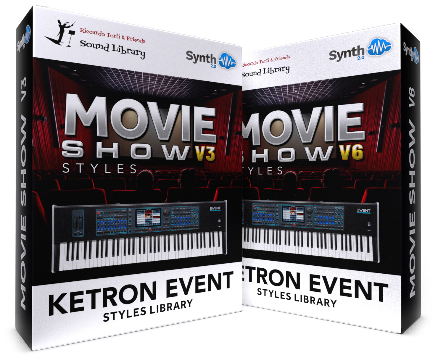 EVS016 Bundle Movie Show V3 + V6 Ketron Event By Synthcloud