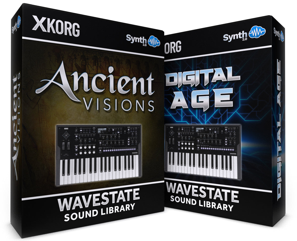 SCL148 - ( Bundle ) - Ancient Visions + Digital Age - Korg Wavestate ...