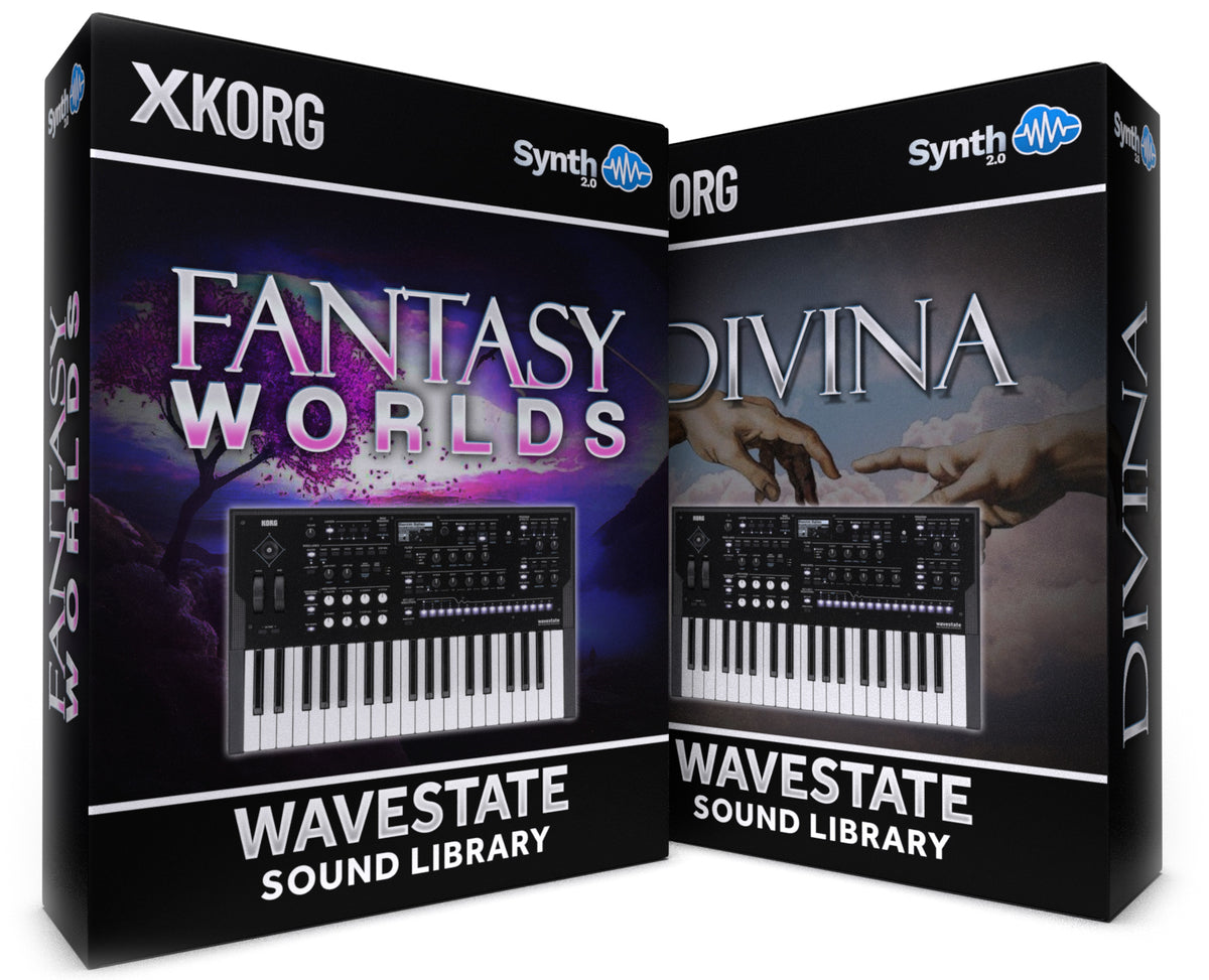 OTL032 - ( Bundle ) - Fantasy Worlds + Divina - Korg Wavestate / Nativ ...