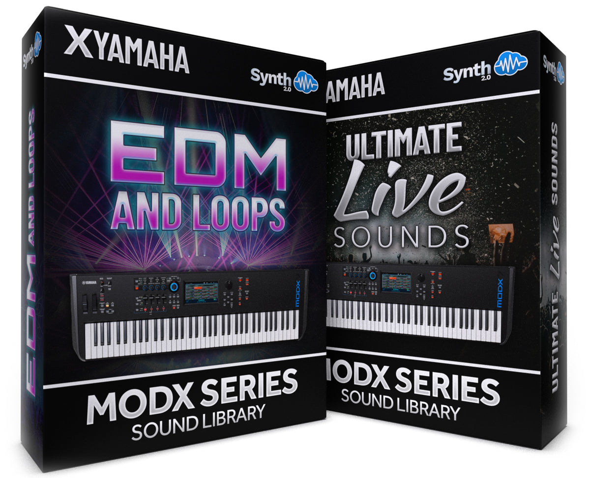 SCL174 - ( Bundle ) - EDM & Loops + Ultimate Live Sounds - Yamaha MODX| Synthcloud