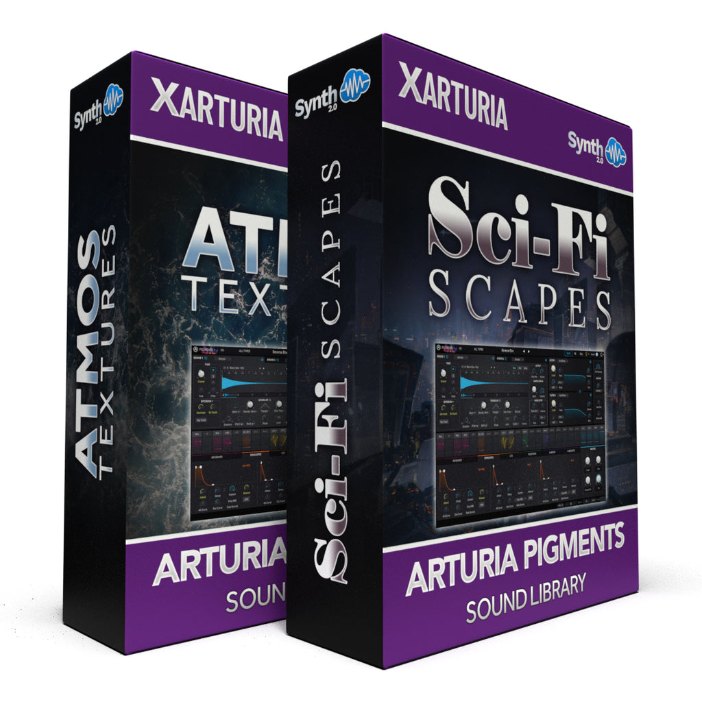 TPL035 - ( Bundle ) - Atmos Textures + Sci-Fi Scapes - Arturia Pigment ...