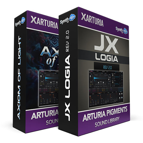 Arturia Pigments Bundle: Axiom Of Light + JX Logia Rev2 – Synthcloud