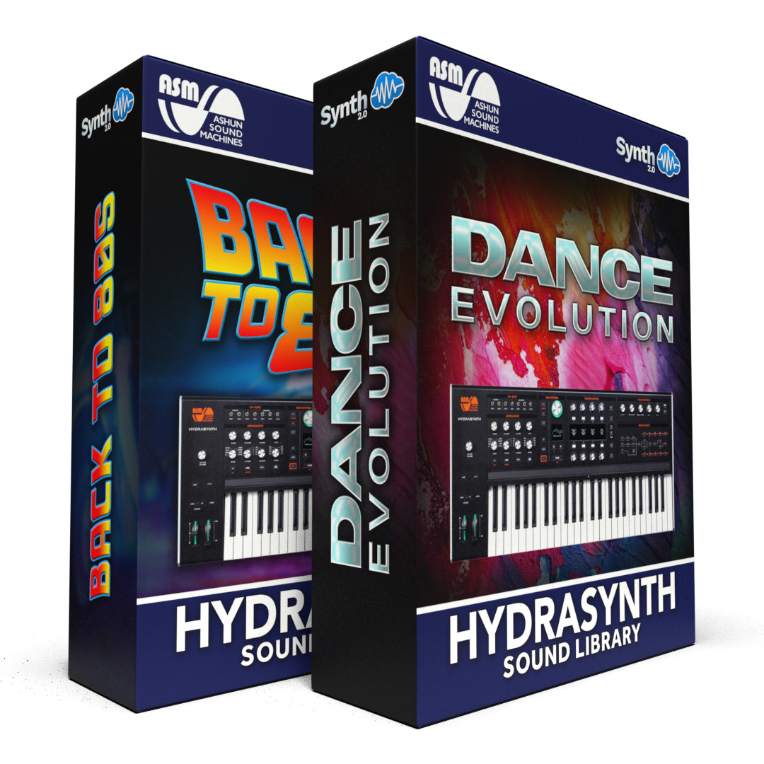 SCL140 - ( Bundle ) - Back to 80s + Dance Evolution - ASM Hydrasynth S ...