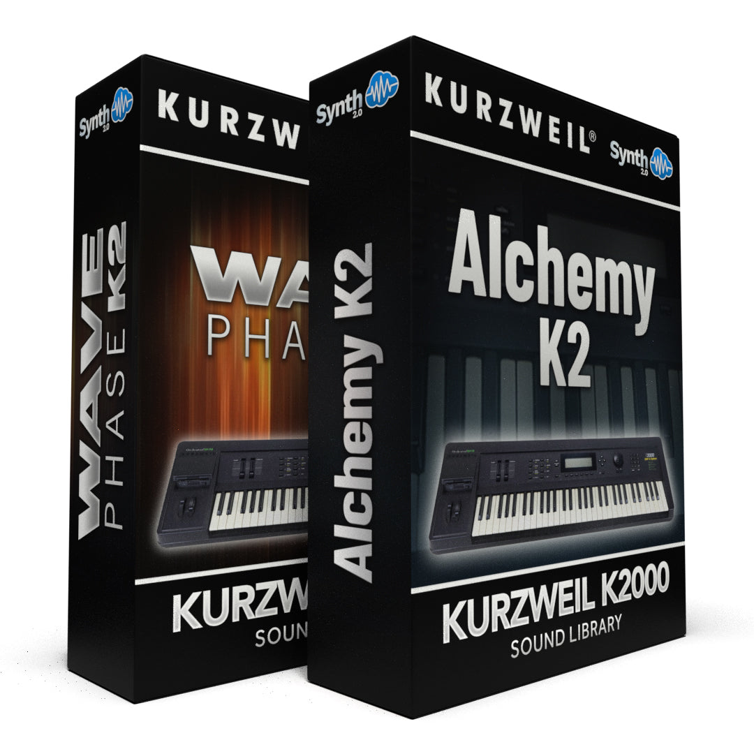 TPL040 - ( Bundle ) - Wave Phase K2 + Alchemy K2 - Kurzweil K2000 ...