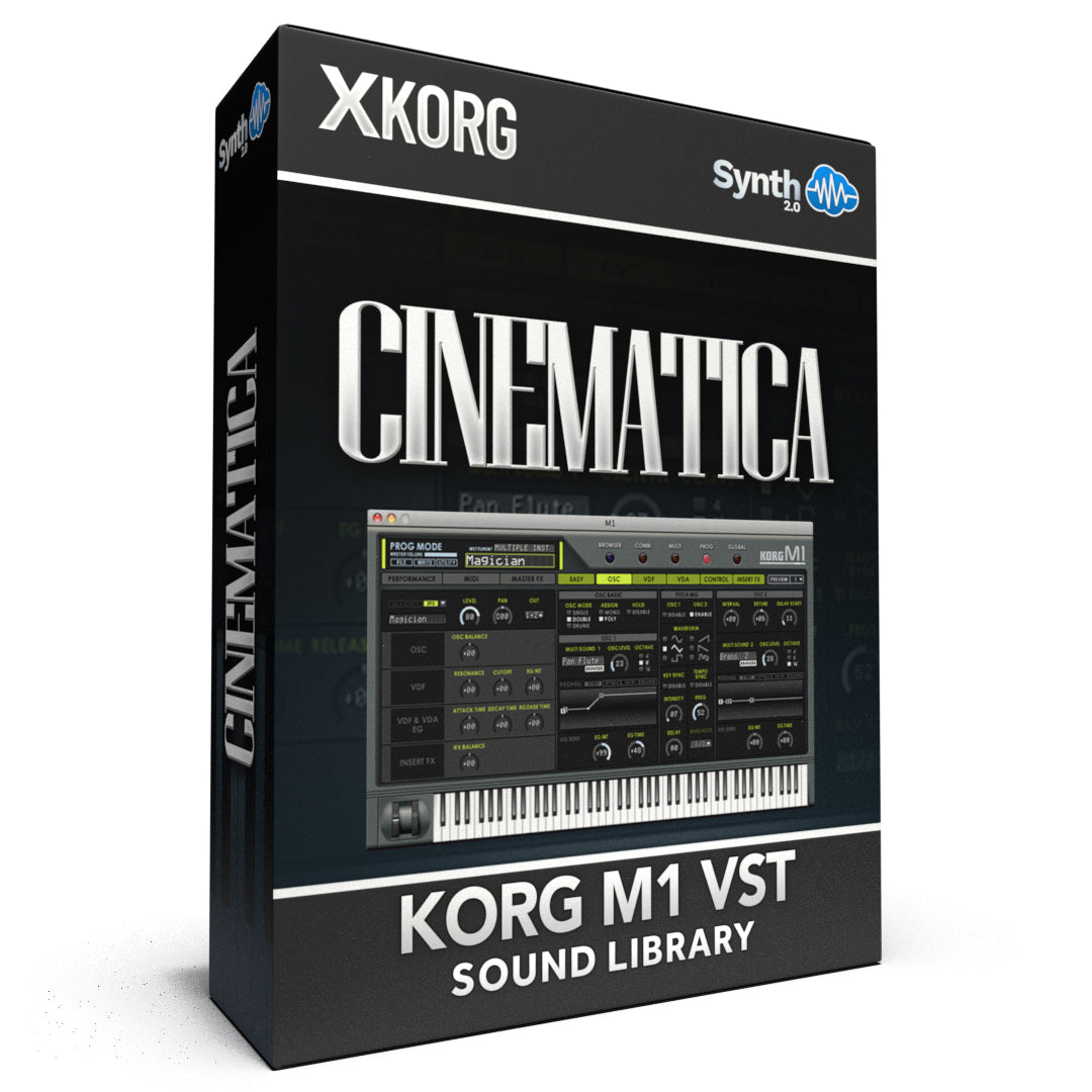 Cinematica Korg M1 VST 50 presets - SynthCloud