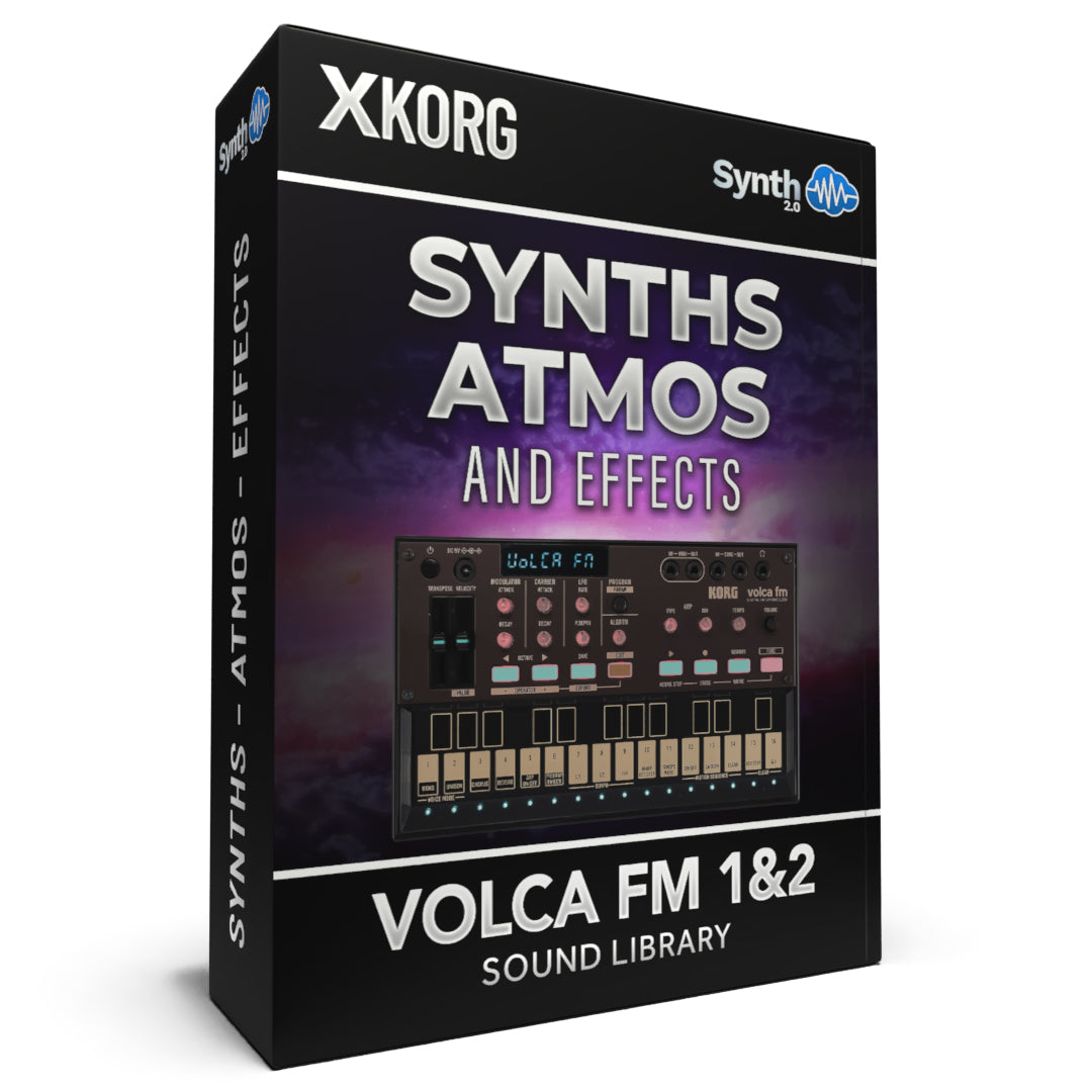 Synths, Atmos Effects – 32 Patches for Korg Volca FM – Synthcloud