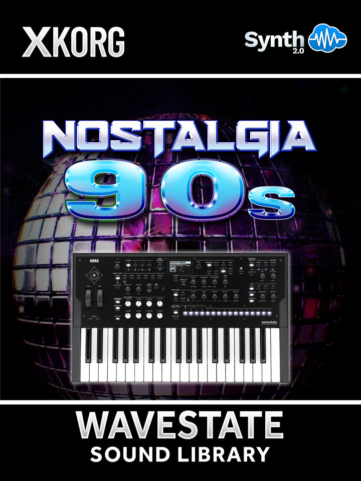 Korg Wavestate Nostalgia 90s Dance Sounds 24 patches – Synthcloud