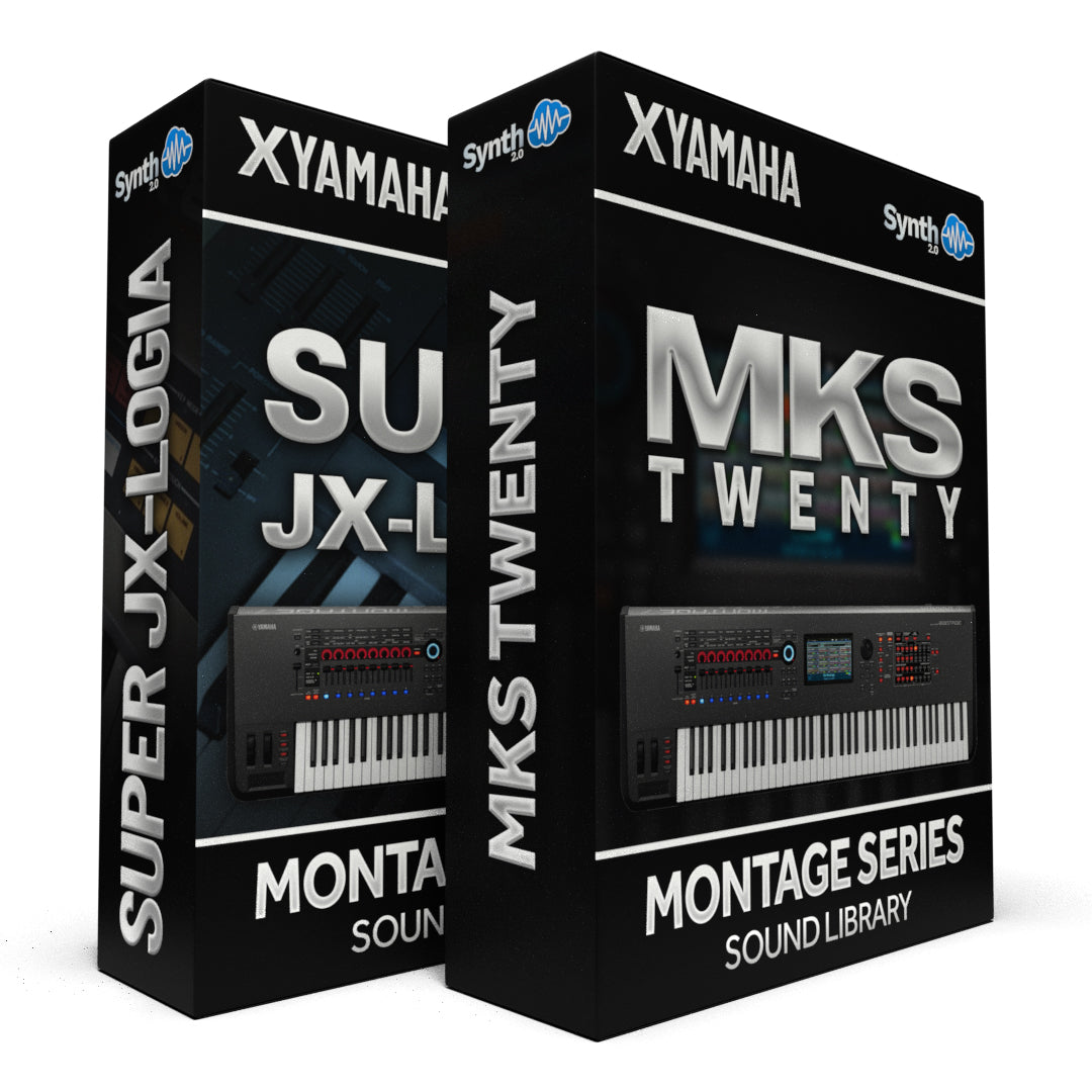 GPR027 - ( Bundle ) - MKS Twenty + Super JX-Logia - Yamaha MONTAGE / M| Synthcloud