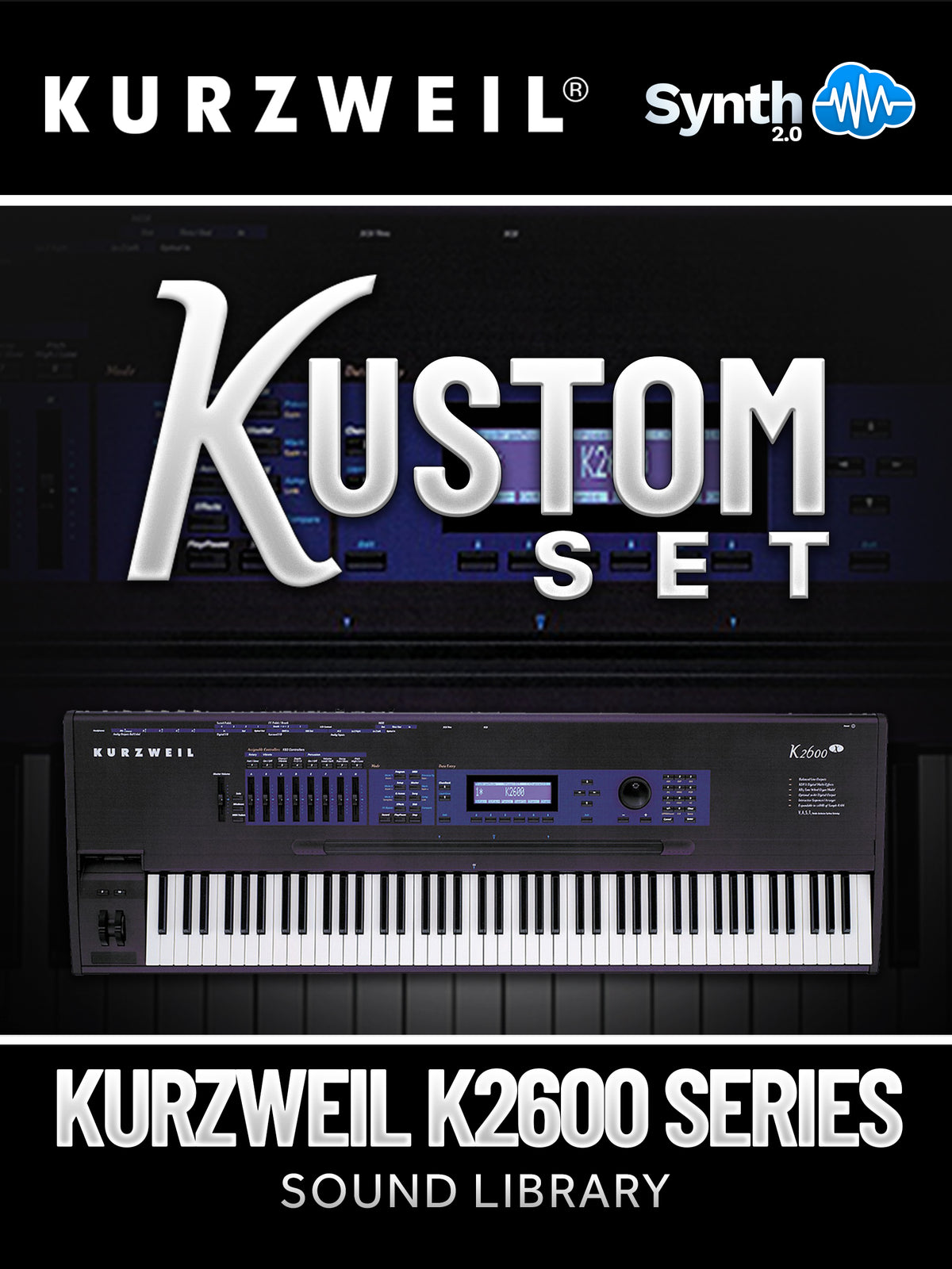 Kustom Set Kurzweil K2600 K2500 K2661 41 presets - SynthCloud