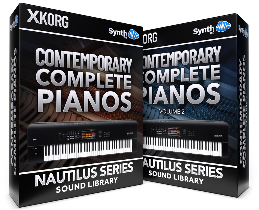 DRS012 - ( Bundle ) - Contemporary - Complete Pianos Vol.1 + Vol.2 - K - SynthCloud