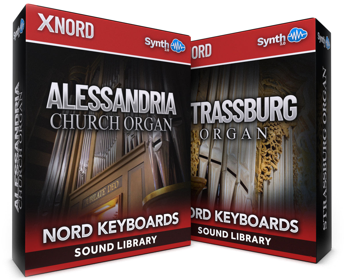 RCL013 - ( Bundle ) - Alessandria Organ + Strassburg Organ - Nord Keyb ...