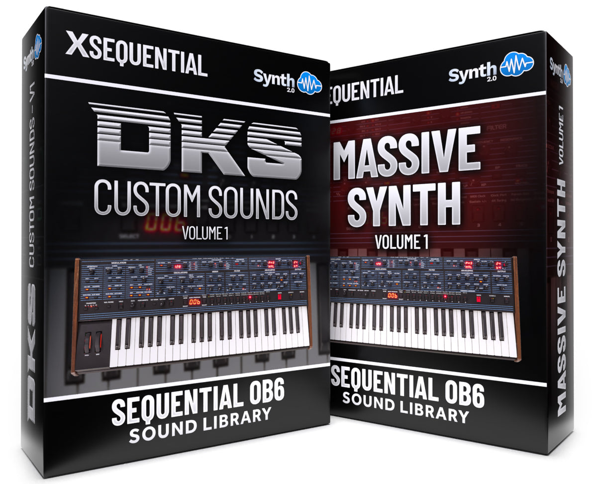 SCL407 - ( Bundle ) - Massive Synth + DKS Custom Sounds Vol.1 - Sequen ...