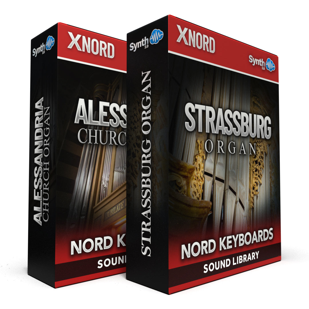 RCL013 - ( Bundle ) - Alessandria Organ + Strassburg Organ - Nord Keyb ...