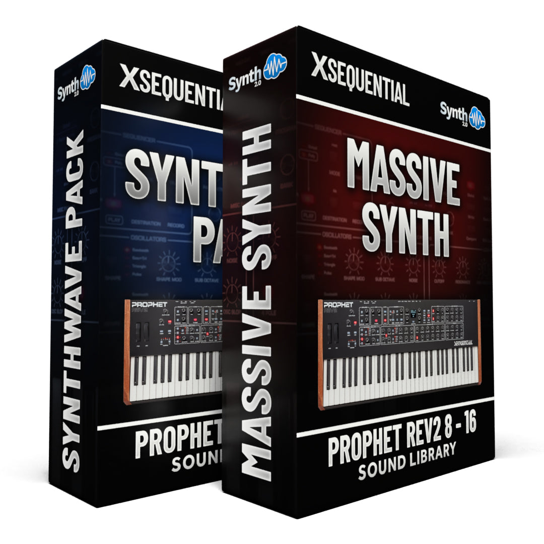 SWS012 - ( Bundle ) - Massive Synth + Synthwave Pack - DSI Prophet Rev ...