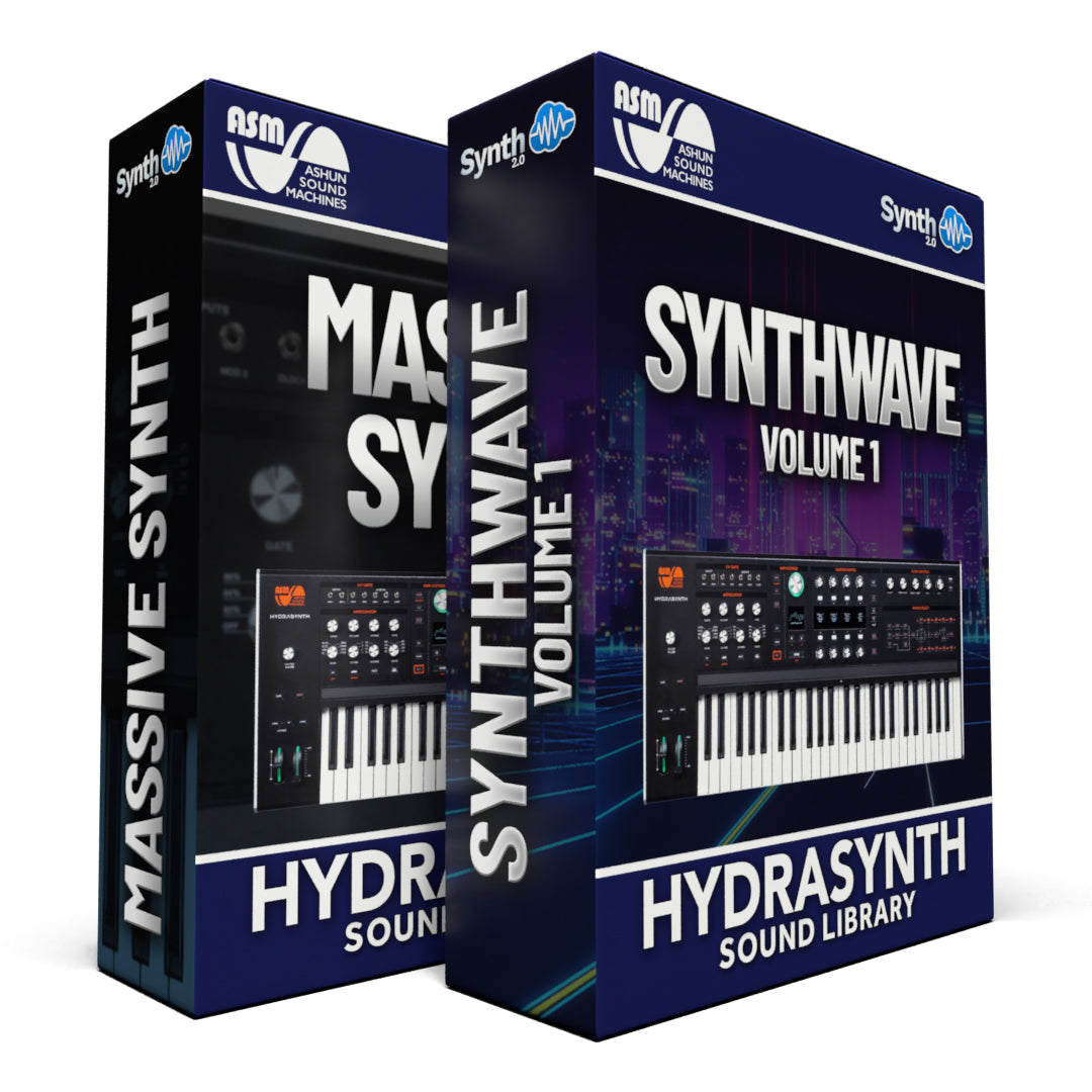 SWS022 - ( Bundle ) - Massive Synth + Synthwave Pack - ASM Hydrasynth ...