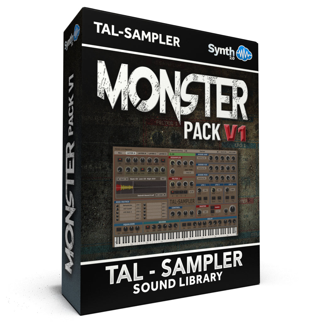 SCL258 - Monster Pack V1 - TAL Sampler – Synthcloud