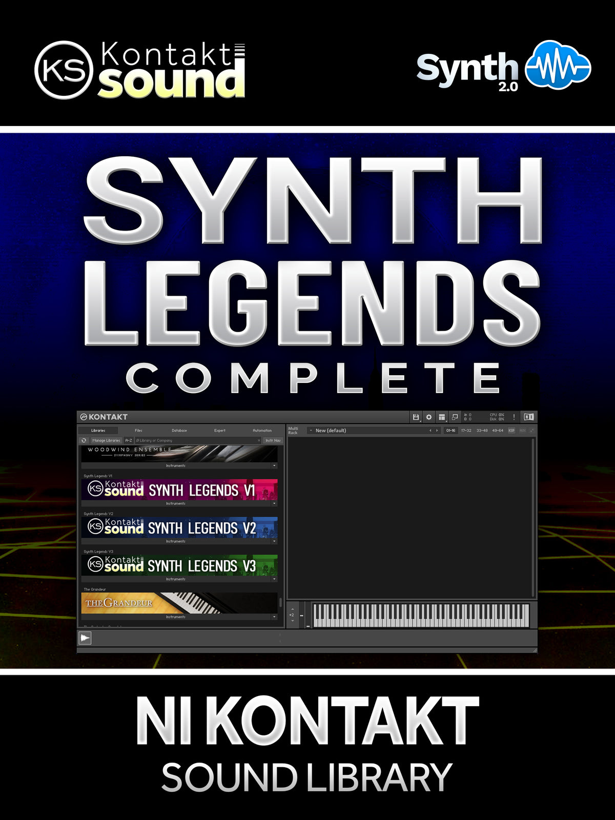 Complete Synth Legends Native Instruments Kontakt over 140 presets ...