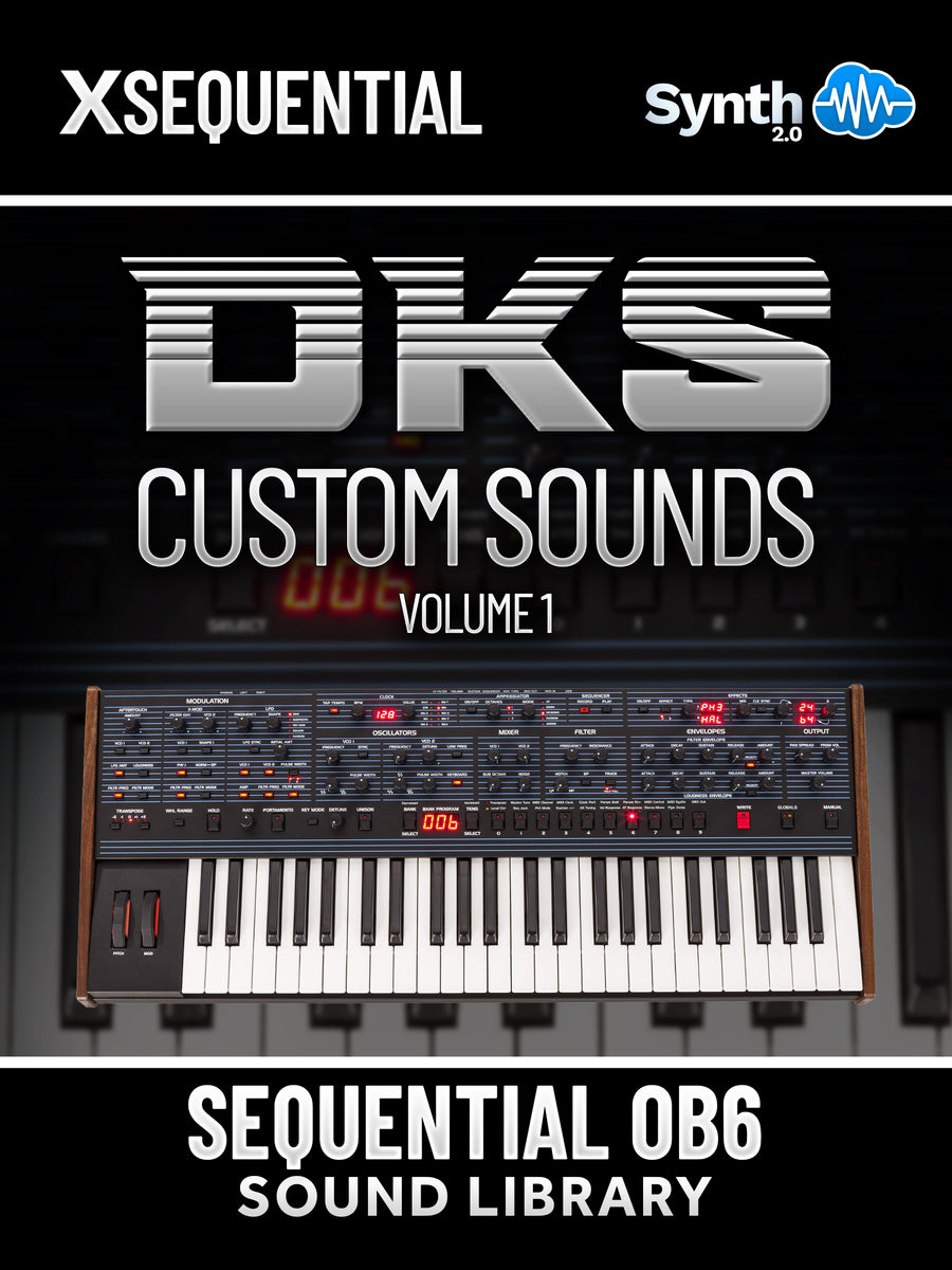 DKS009 - DKS Custom Sounds Vol.1 - Sequential OB 6 / Desktop - SynthCloud