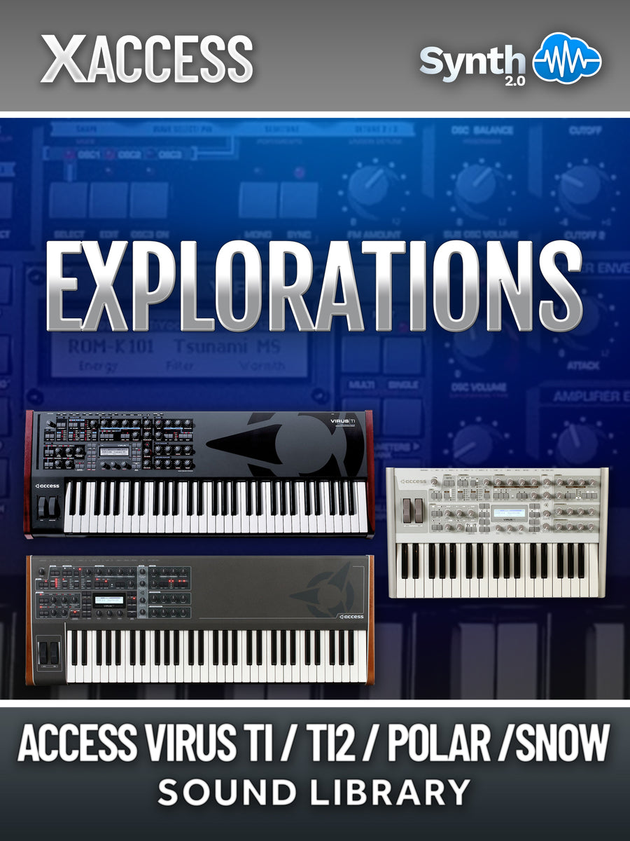 OTL022 Explorations Access Virus TI TI2 Polar Snow 64 presets| Synthcloud