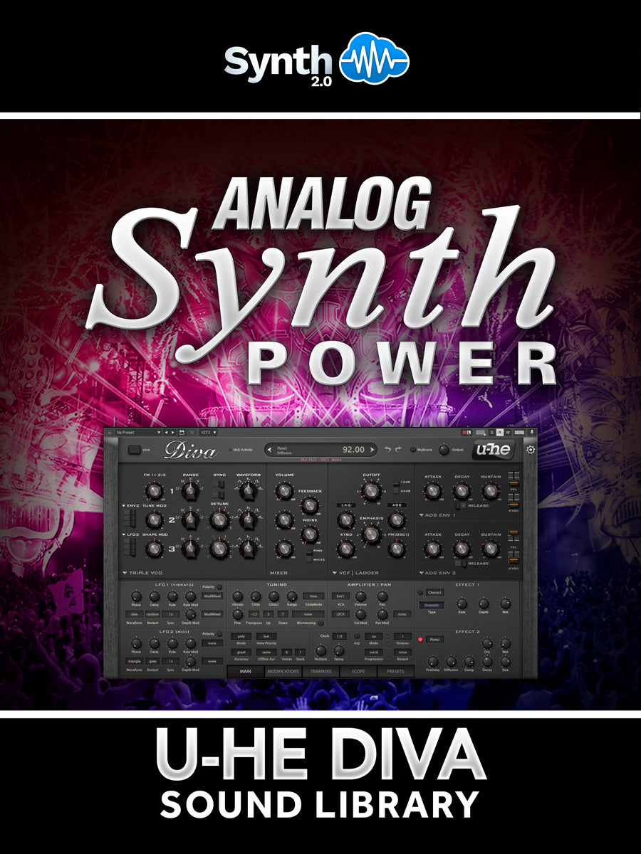 SWS044 - Analog Synth Power - U-HE Diva| Synthcloud